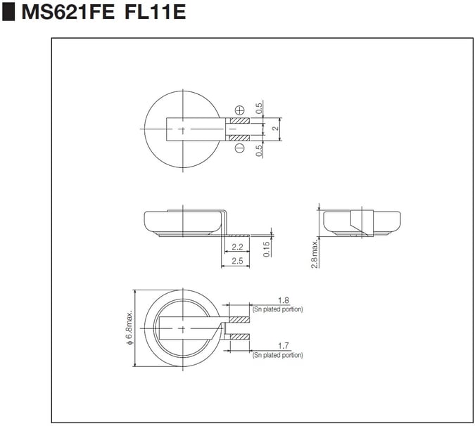 MS621FE | Seiko Instruments Inc. Micro Energy Division