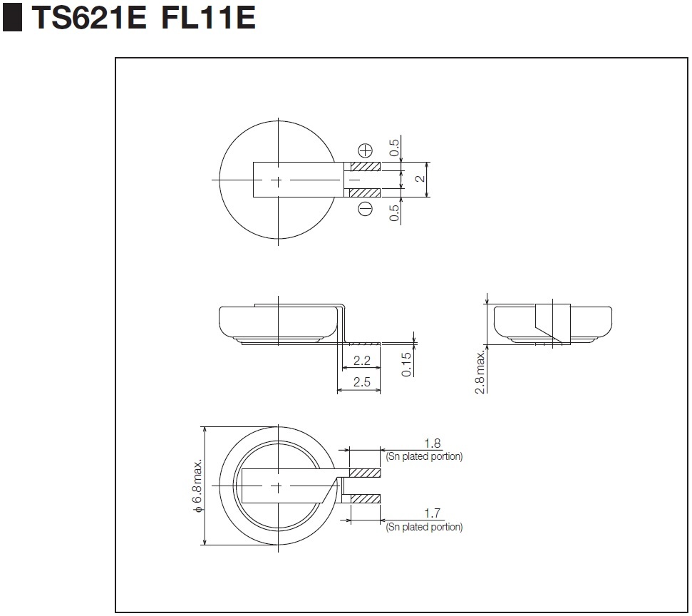 TS621E | Seiko Instruments Inc. Micro Energy Division